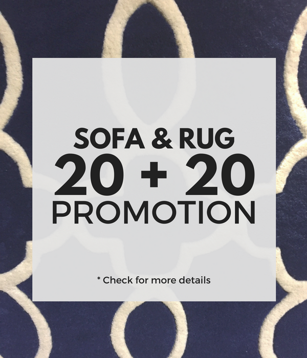 Sofa & Rug Promotion – Nook and Cranny
