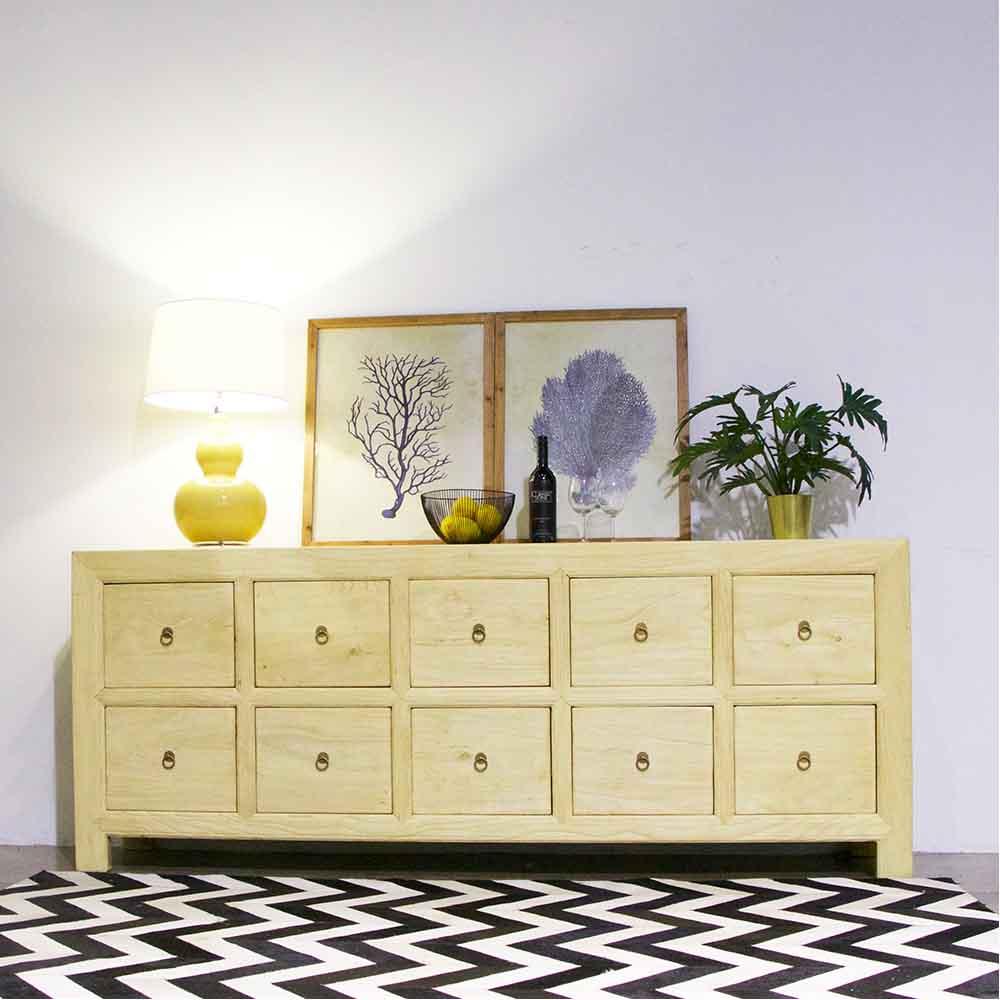 Beautiful sideboard with ten drawers – Nook and Cranny