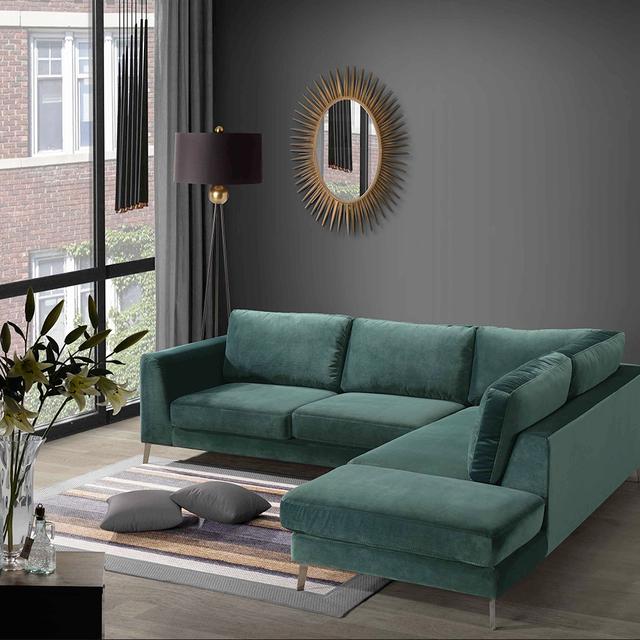 Create a welcoming ambience with Ken Sofa in velvet fabric – Nook and ...